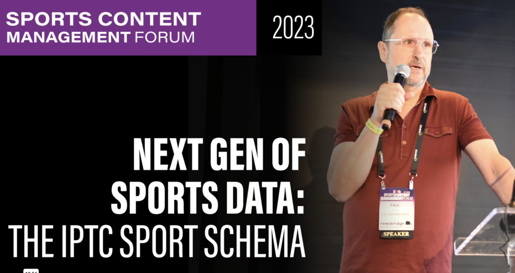 Video now available: Paul Kelly's IPTC Sport Schema presentation at SVG ...