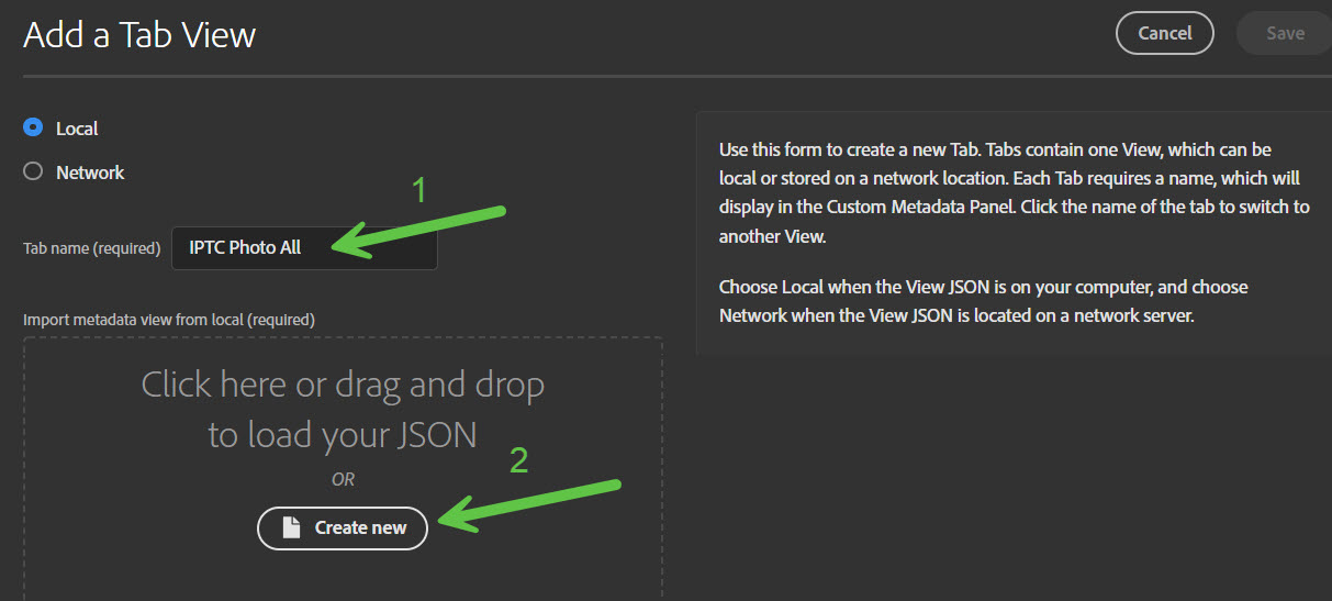 Custom Metadata Panel step-5 - IPTC